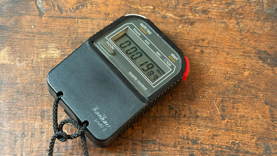 Hanhart Profile 1 Digital Stopwatch: Quartz Timer, 1/100 Second - Etsy
