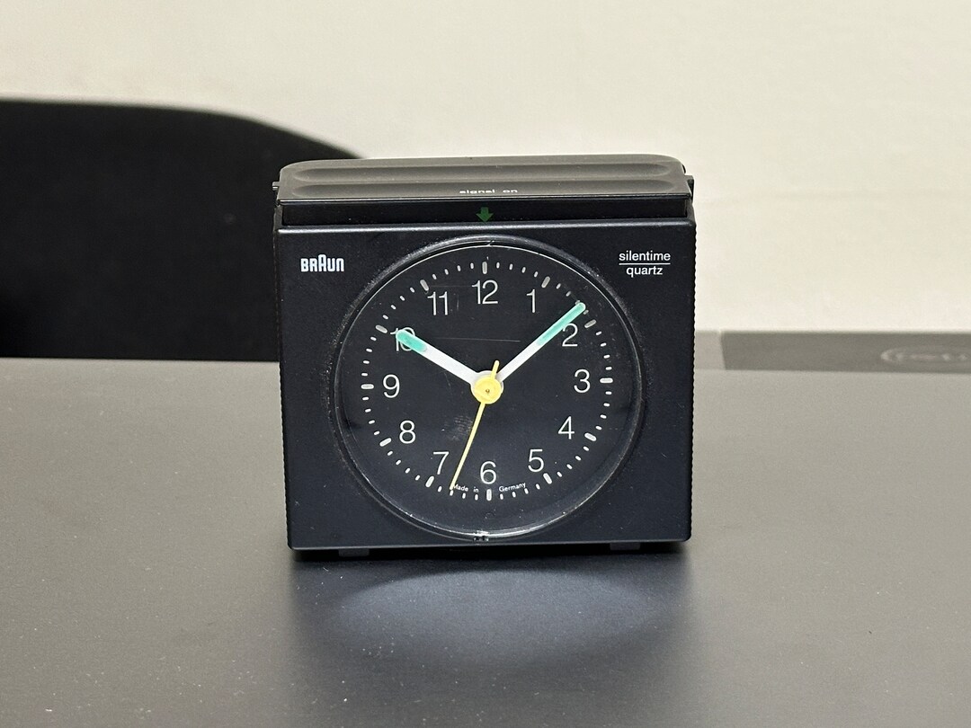 Braun Silentime Quartz Alarm Desk Clock Model 4849 AB22 - Etsy