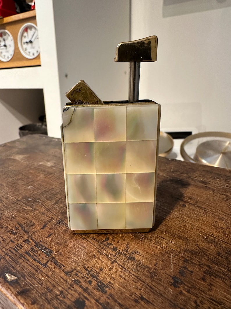 Vintage Pearl 50's German consul Amor Lighter - Etsy