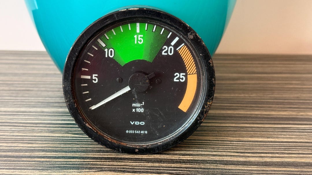 VDO Techimetre Rev Counter 12V for OM366 Engine 0035424616 Tachometer ...