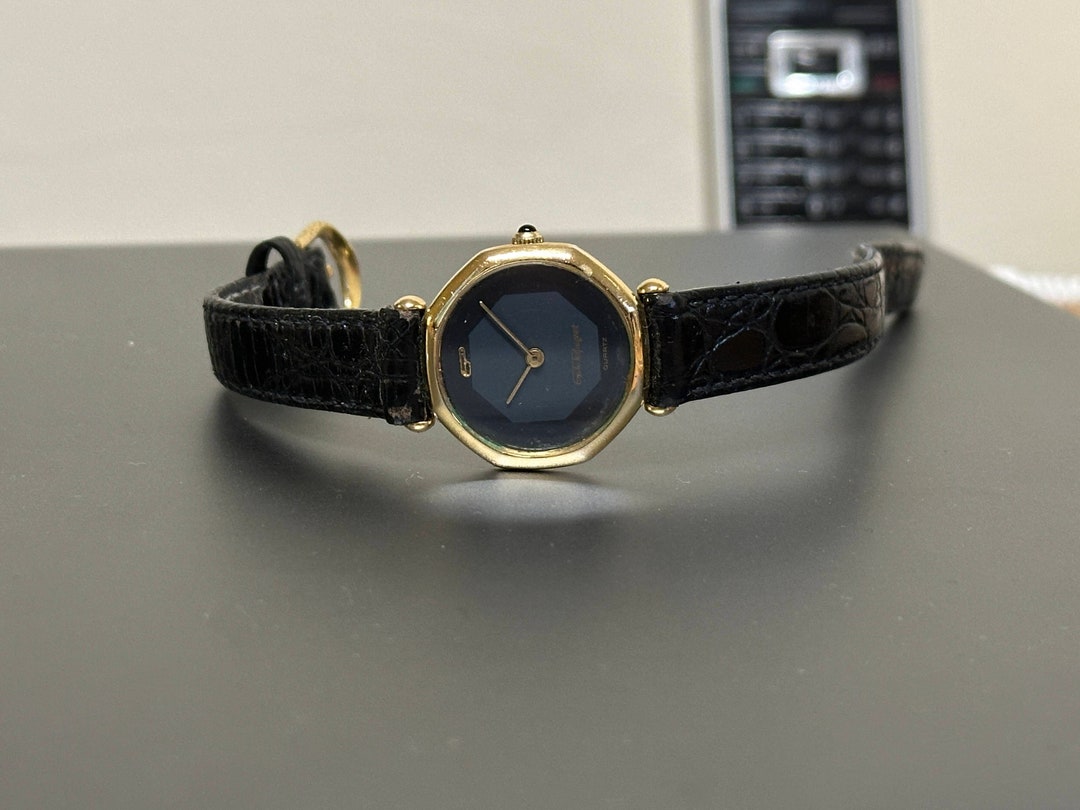 Ladies Emile Pequignet ETA Quartz Gold Plated France Woman Watch 25mm ...