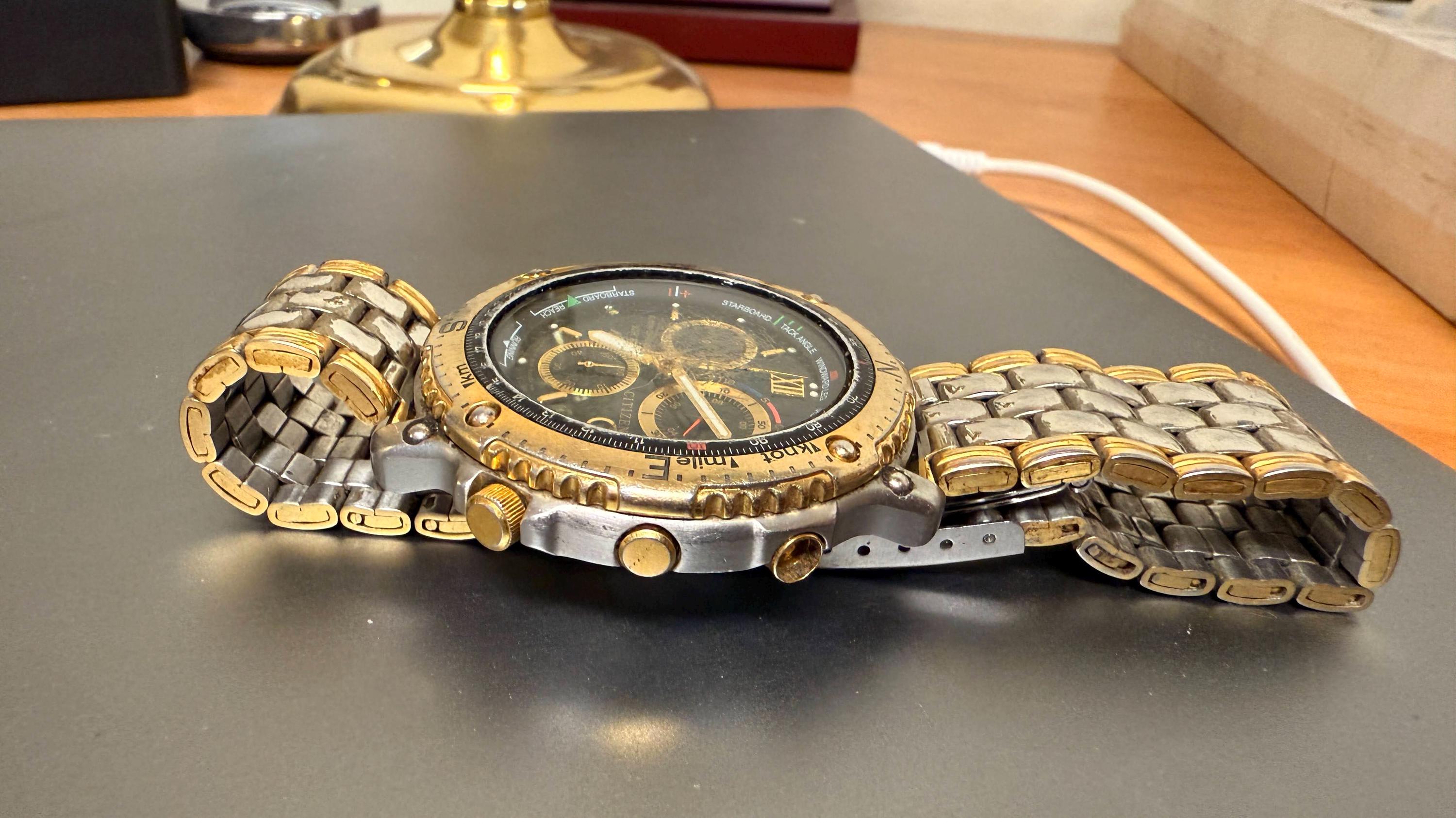 Vintage Citizen Promaster Men's Chronograph Watch Alarm Chrono Regatta ...