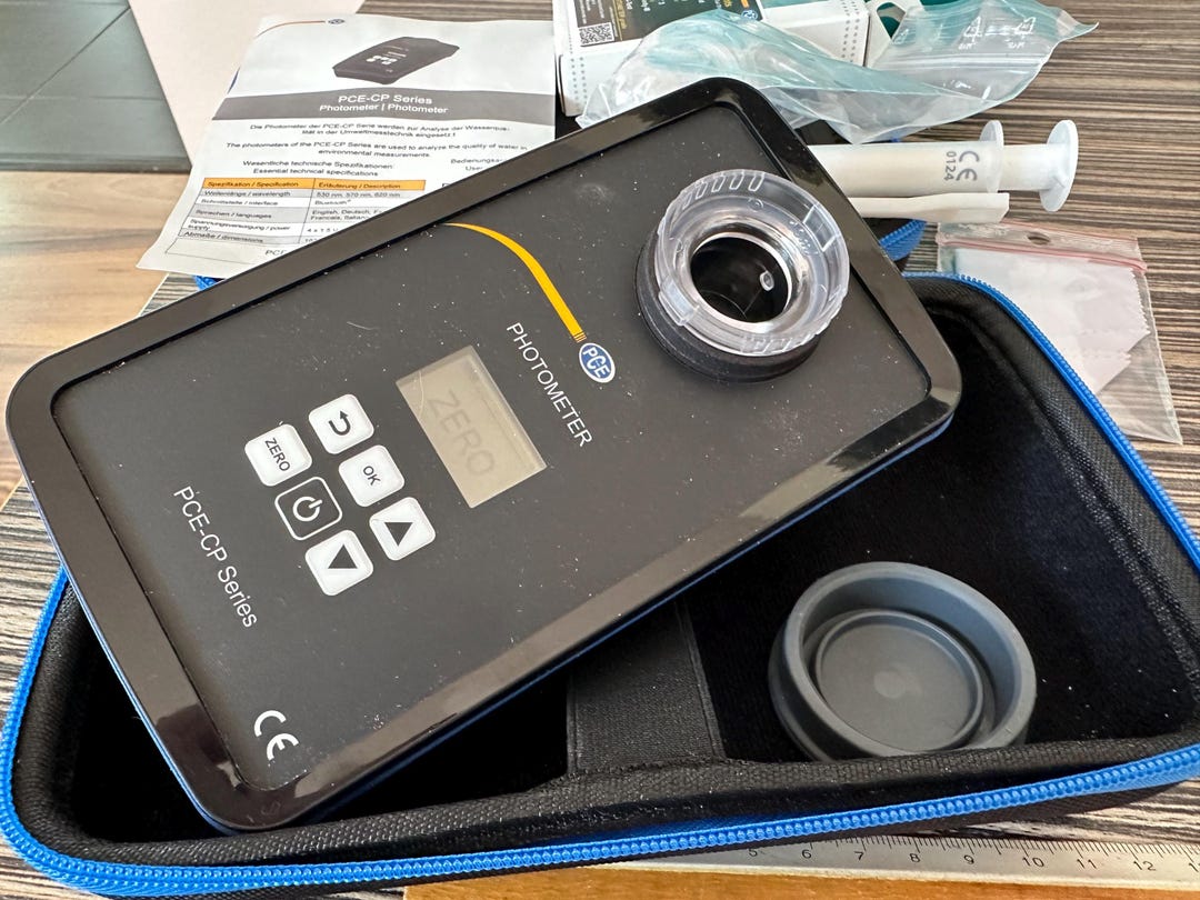 PCE CP 10 Photometer With Bluetooth, 5 Parameter Water Tester, New in ...