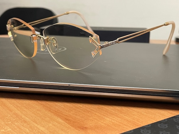 Flair Jet Set 772 Frameless Glasses Frame Col 93 Made… - Gem