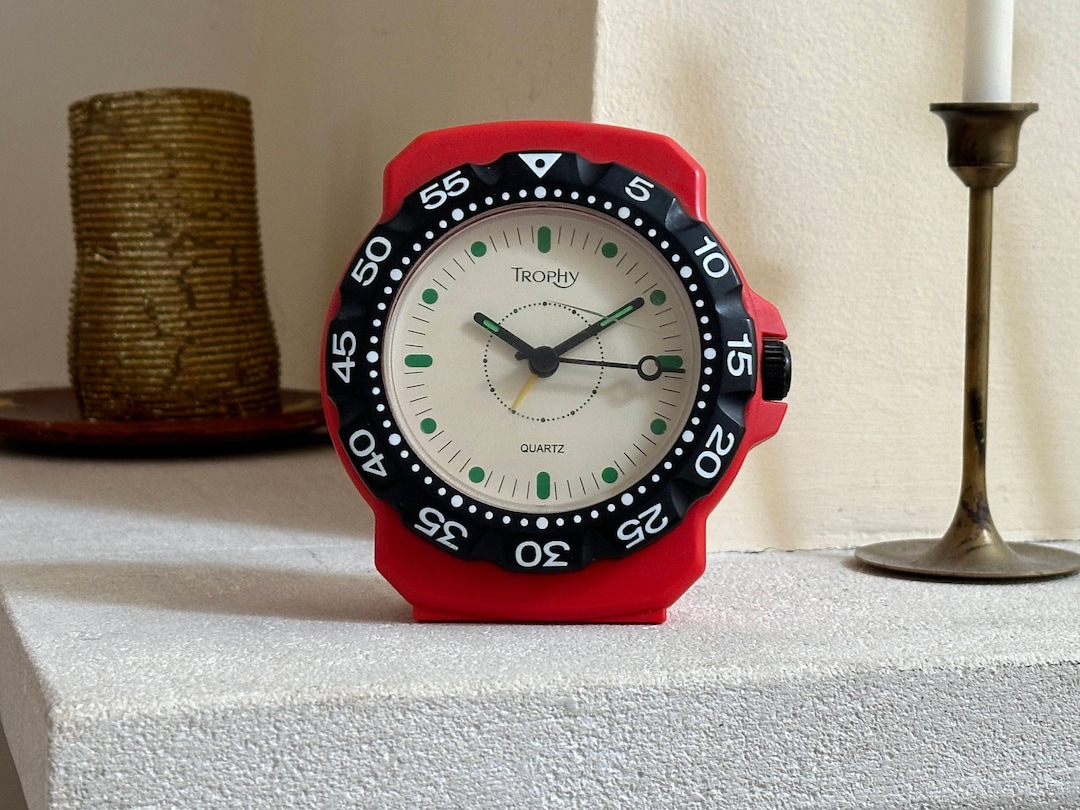 Trophy Formula 1 Rally Racing Desk Clock Diver Style Bezel - Etsy