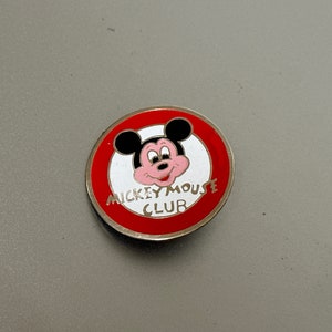 Vintage Rare Mickey Mouse Club Pin Badge Collectible - Etsy