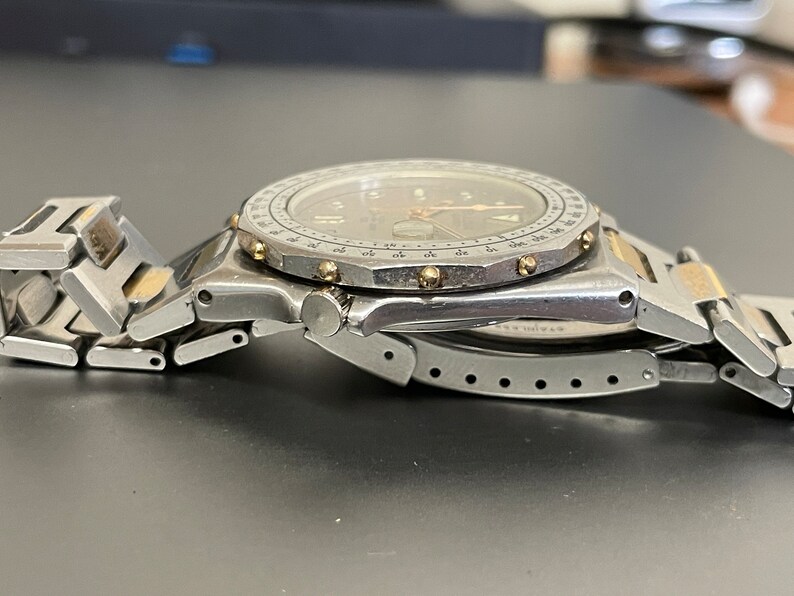 Bulova Superior 2000 Vintage Quartz Diver Watch Eta Movement Compass - Etsy