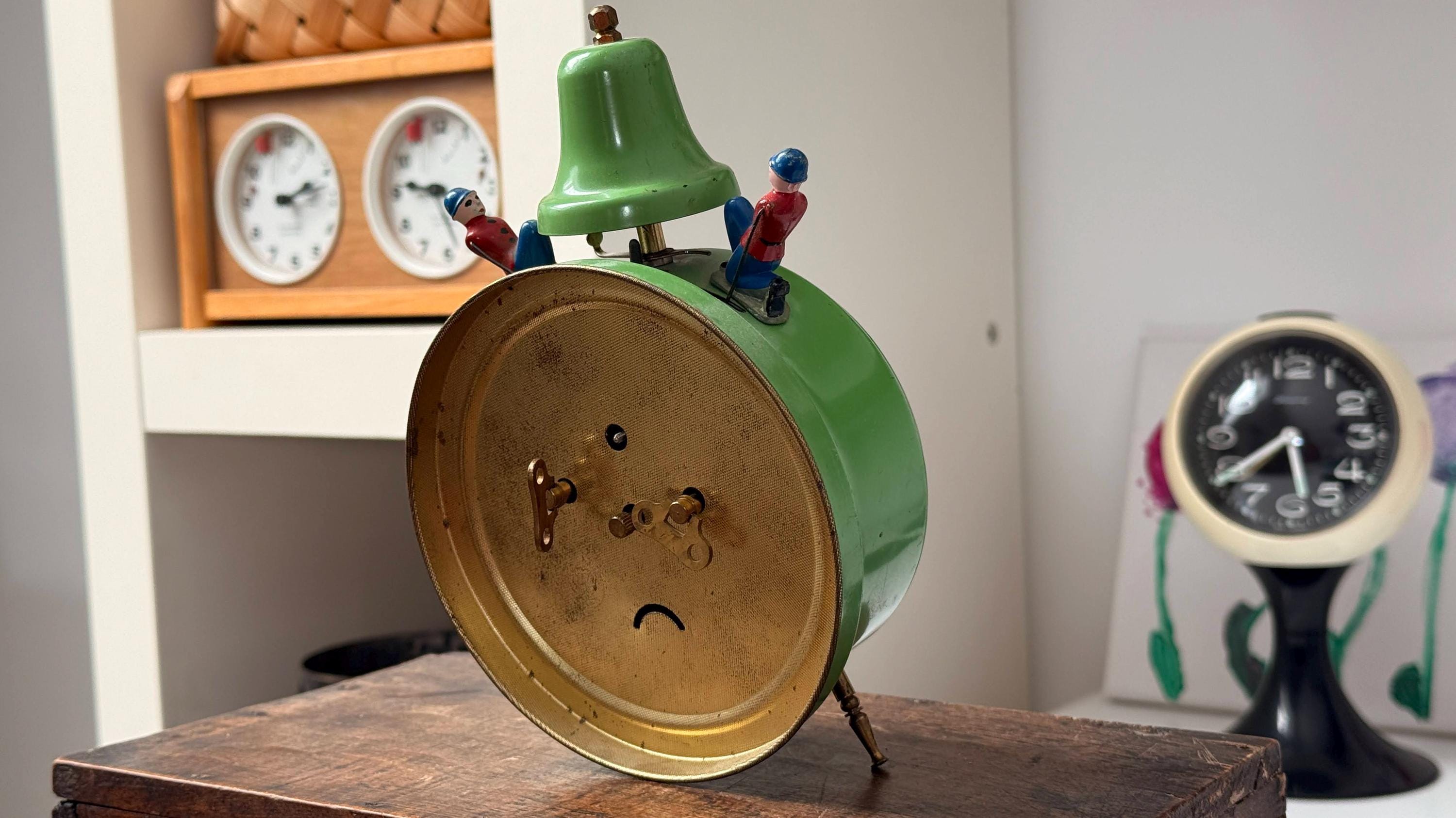 Vintage 1960s Green Jerger Busy Boy Windup Alarm Clock, W. Germany - Etsy