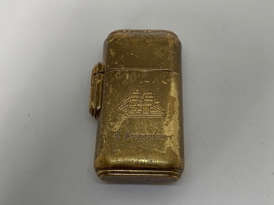 Brass Vintage Boat Ship Flip Lighter - Etsy