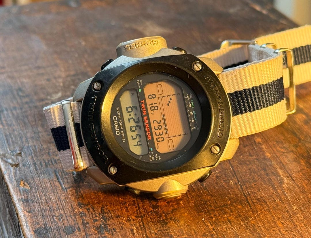 Vintage Casio Protrek Altimeter Watch 6300 | Excellent Condition ...