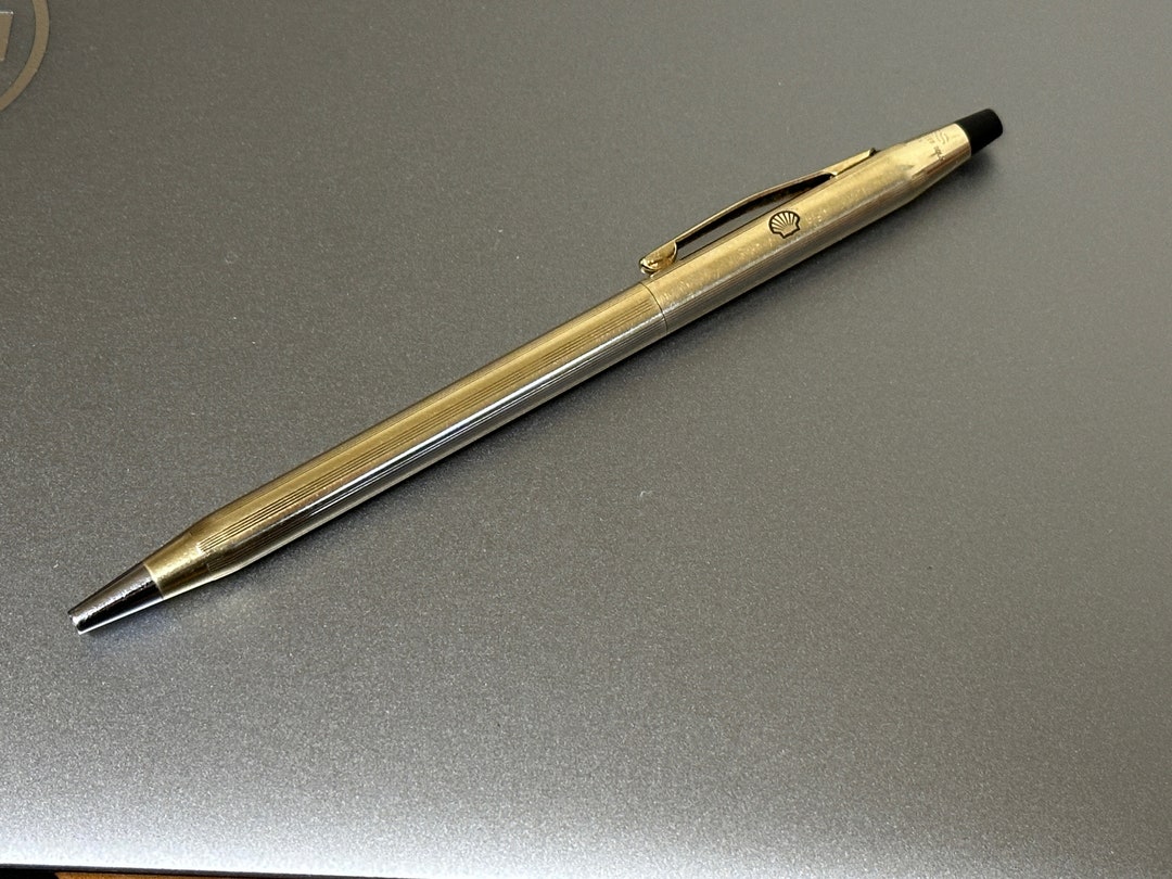 CROSS SHELL Old Classic Ballpoint Pen Century Rolled Gold 10K USA - Etsy