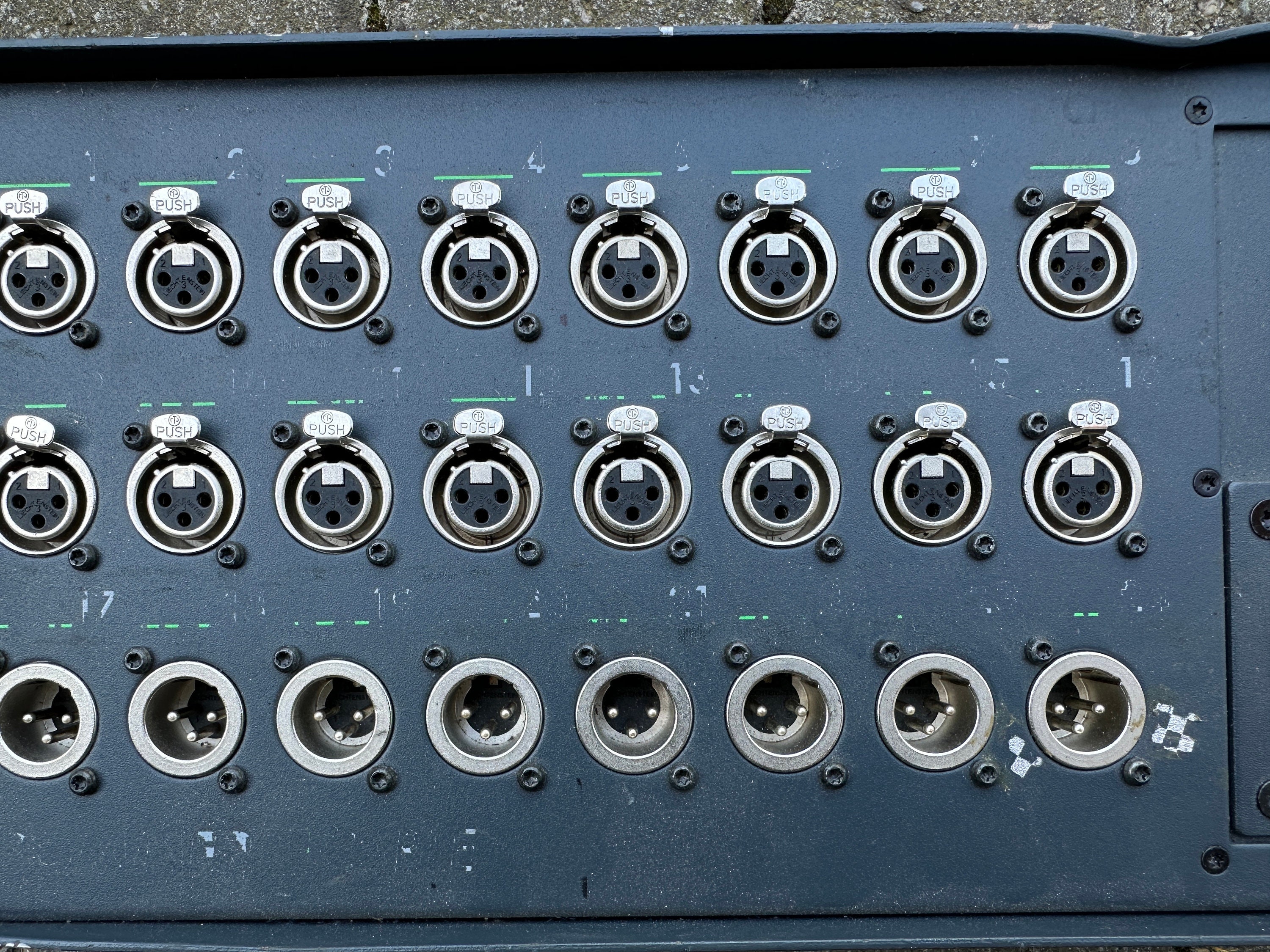 Conference Stage 16 Channels Patch Panel Xlr 1128 Ten47 - Etsy