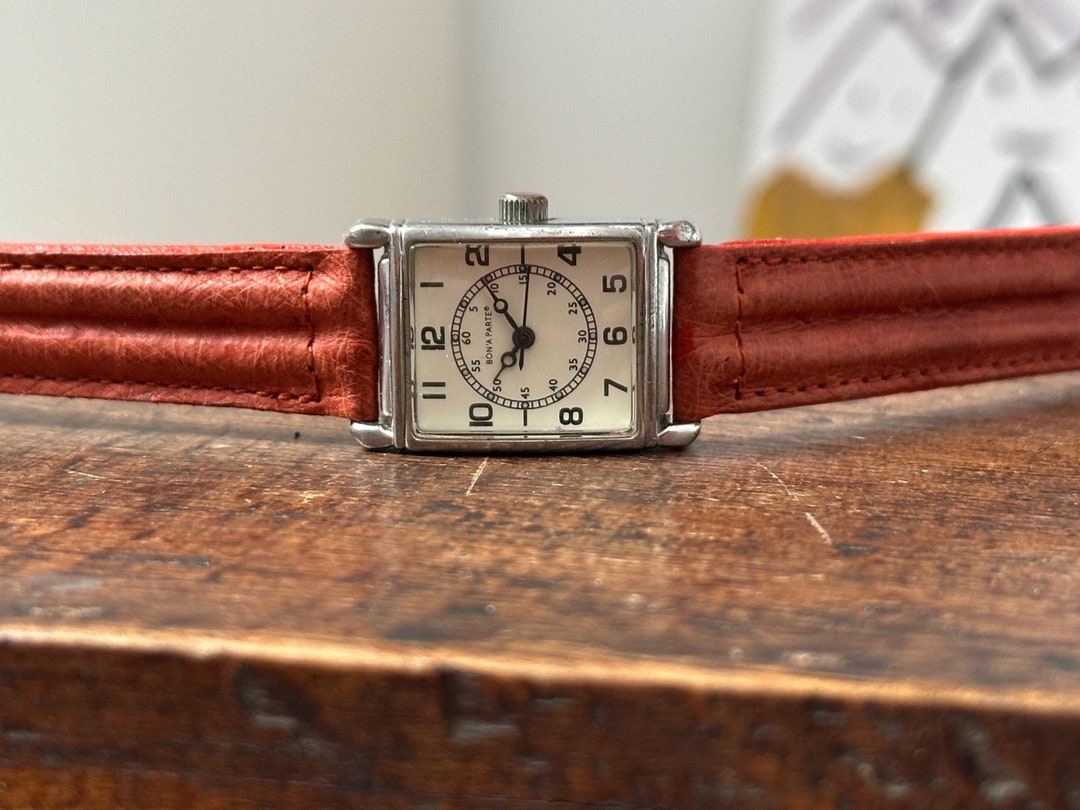 Bon'a Parte Watch Vintage Tank Watch Woman Lady Silver Color Quartz - Etsy