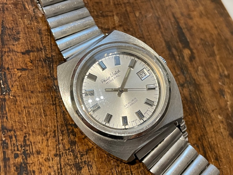 Philip Watch Mineral Automatic Vintage Diver Watch Eta 2783 Movement ...