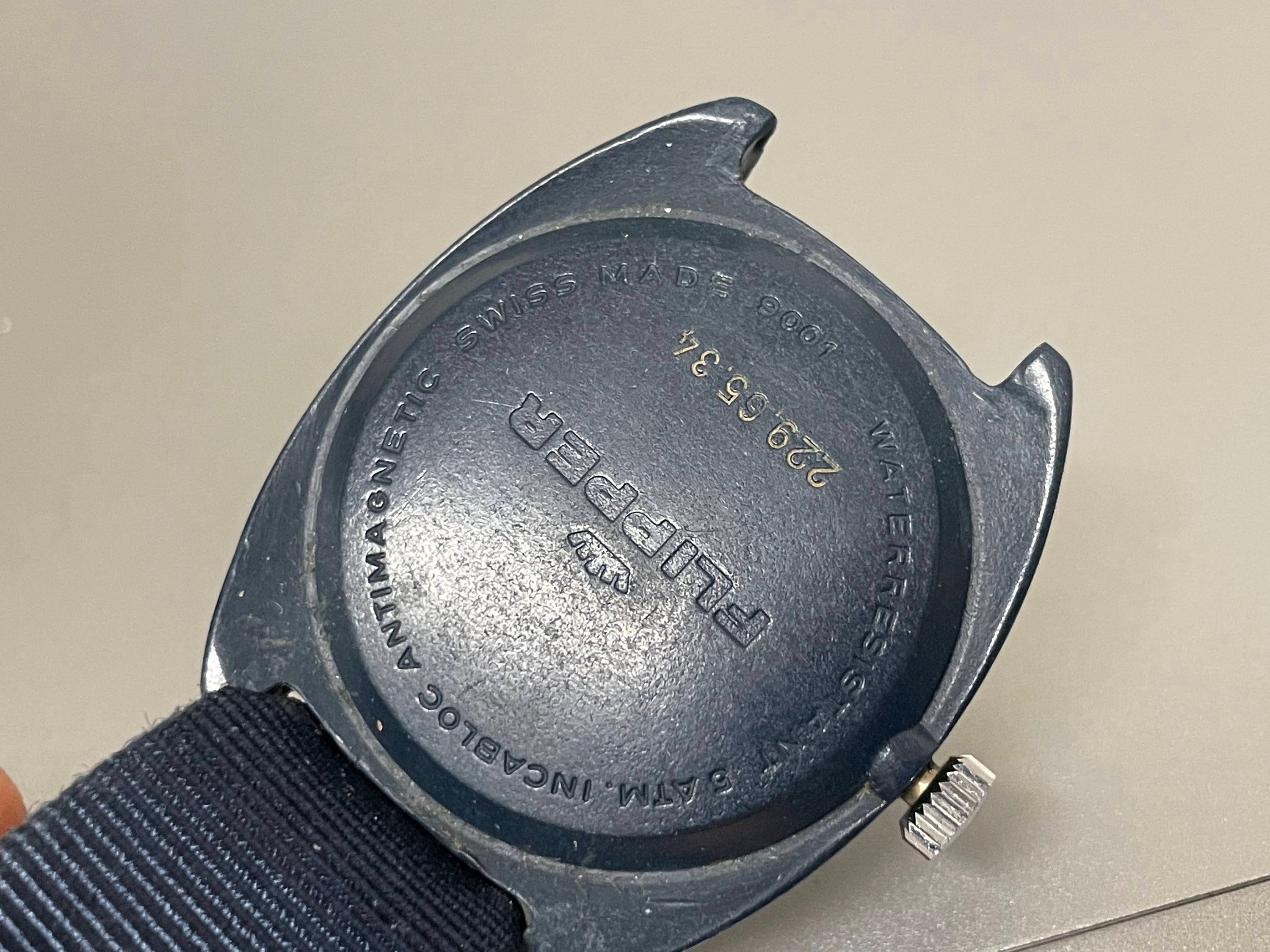 Eloga Flipper Jeans Vintage Diver Watch Rare Mechanical - Etsy