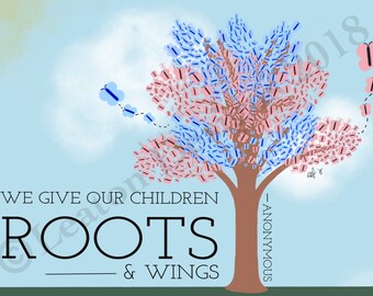 Roots and wings | Etsy