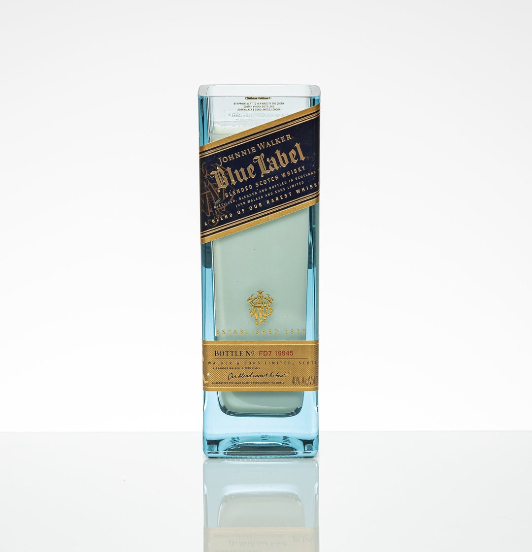Repurposed Johnny Walker Blue Label Candle - Etsy