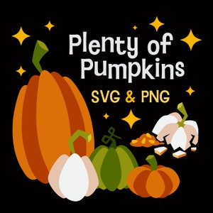 Pumpkins Clip Art Set - Instant Download - Cute Cartoon Pumpkin ...