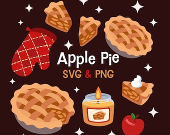 Caramel Apples and Candy Apples Art Set - Clip Art Instant Download ...