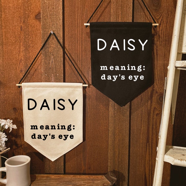 Name Meaning Sign - Etsy