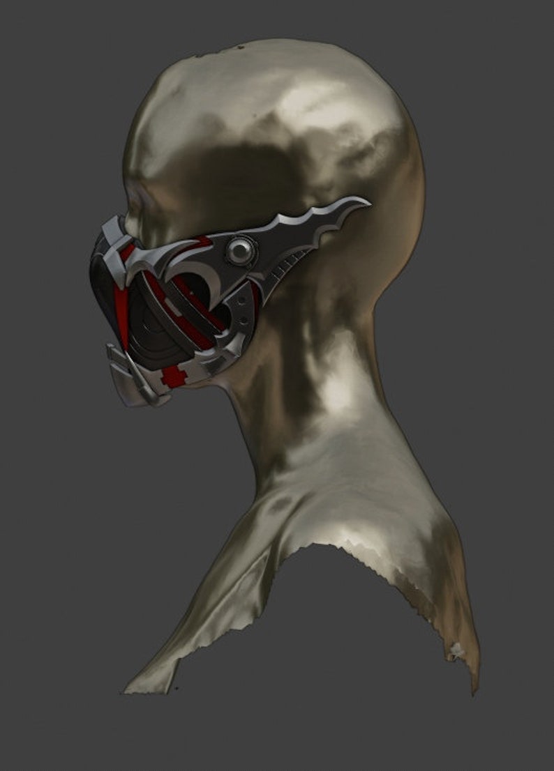 Code Vein mask 3D Printed prop kit | Etsy