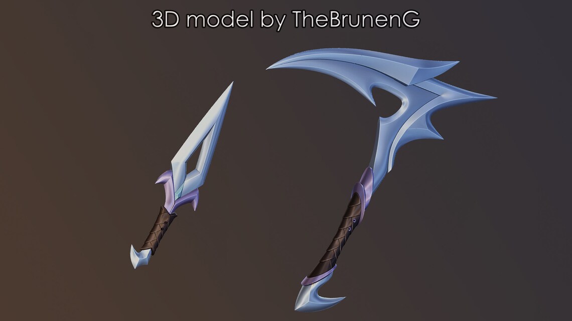 KDA all out 2020 Akali prop weapons League of Legends | Etsy