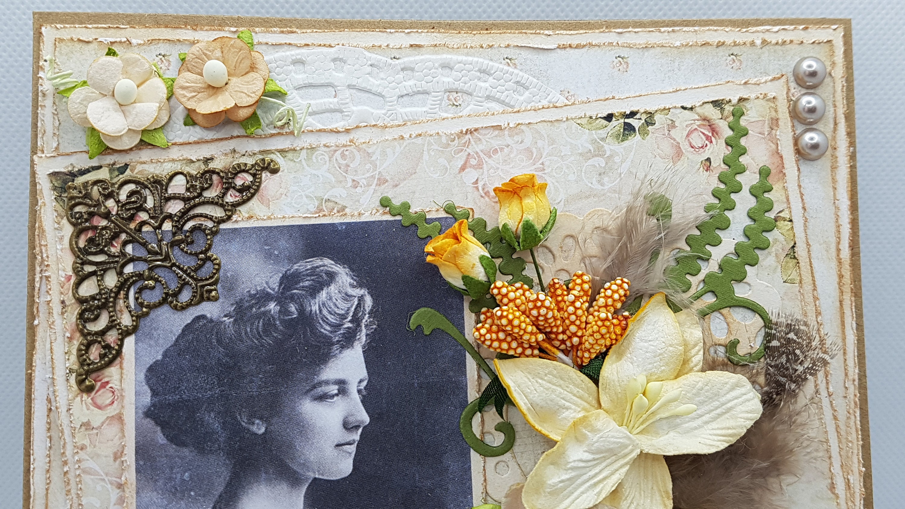 Vintage Woman Card, Woman Birthday Card, Vintage Birthday Card, Woman ...