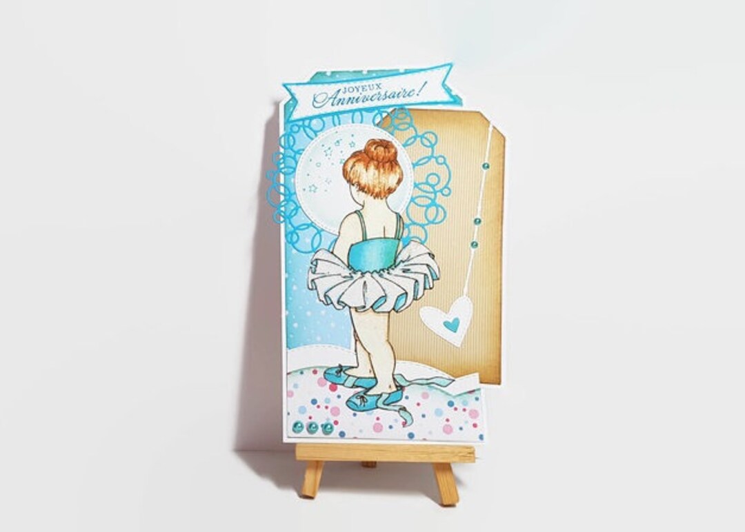 Girl Birthday Card, Classical Dance Card, Birthday Card Dance, Girl ...