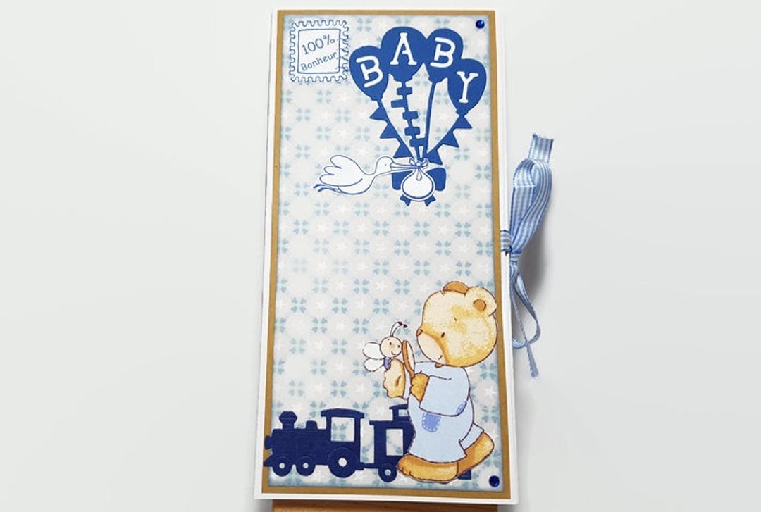 Buy Boy Birth Album, Boy Birth Cover, Handmade Baby Album, Baby Photo ...