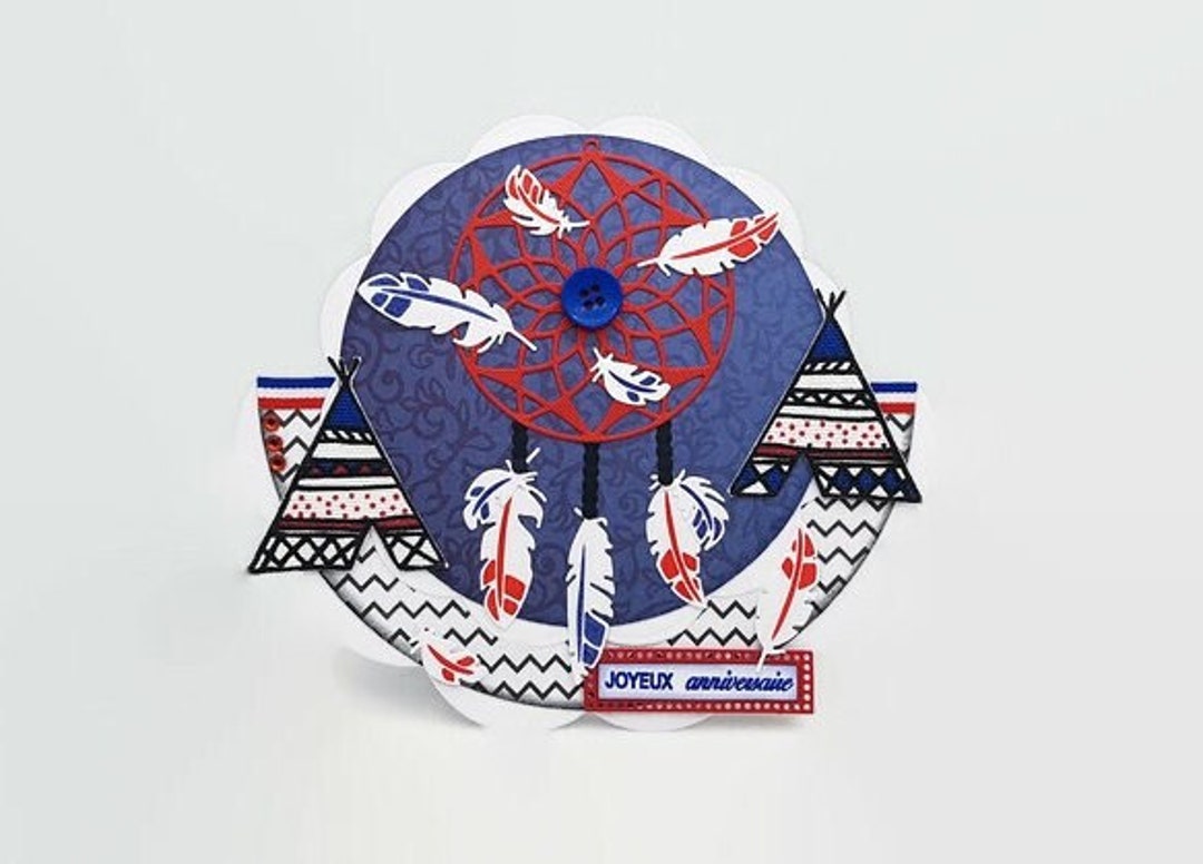 Handmade Native American Birthday Card, Native American Birthday Card ...