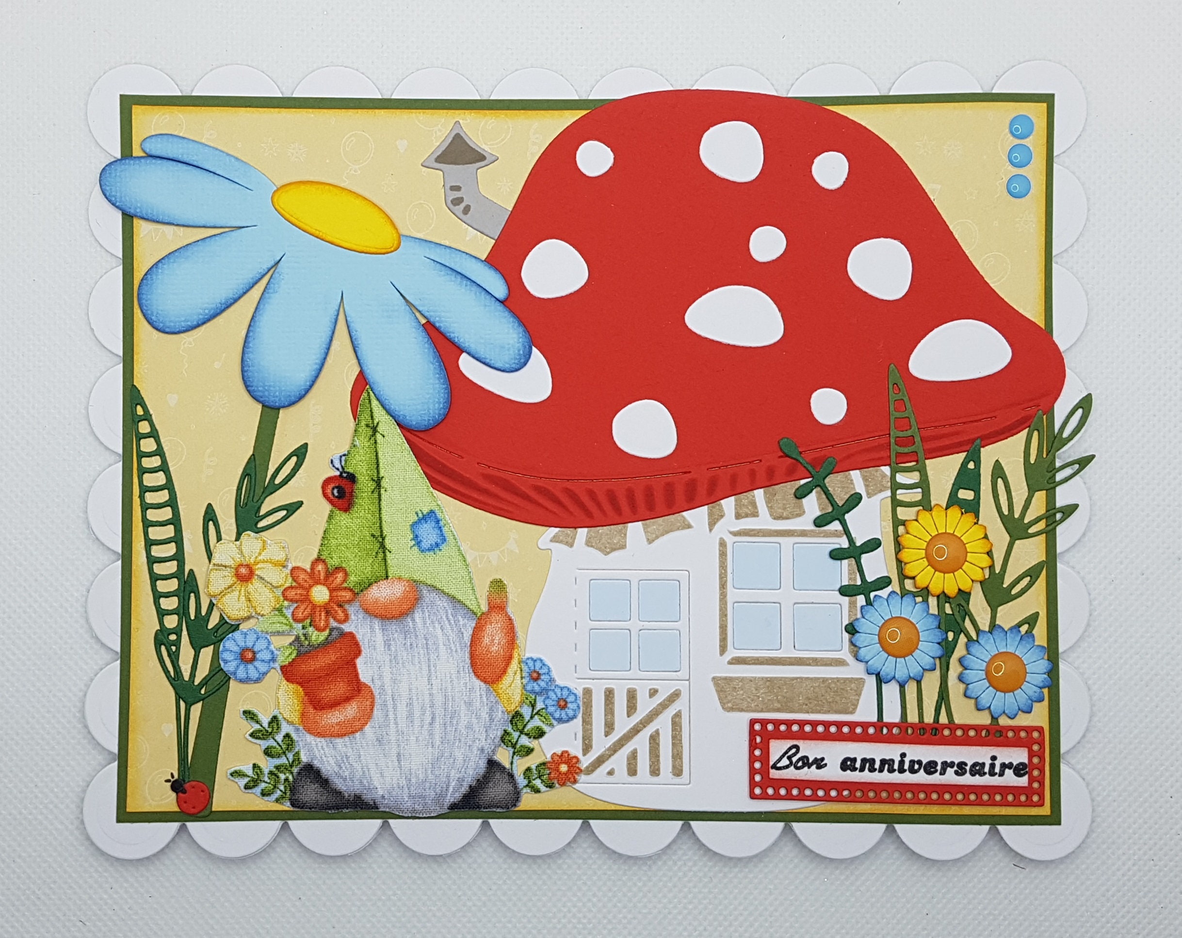 Handmade Elf Birthday Card, Elf Birthday Card, Child's Birthday Card ...