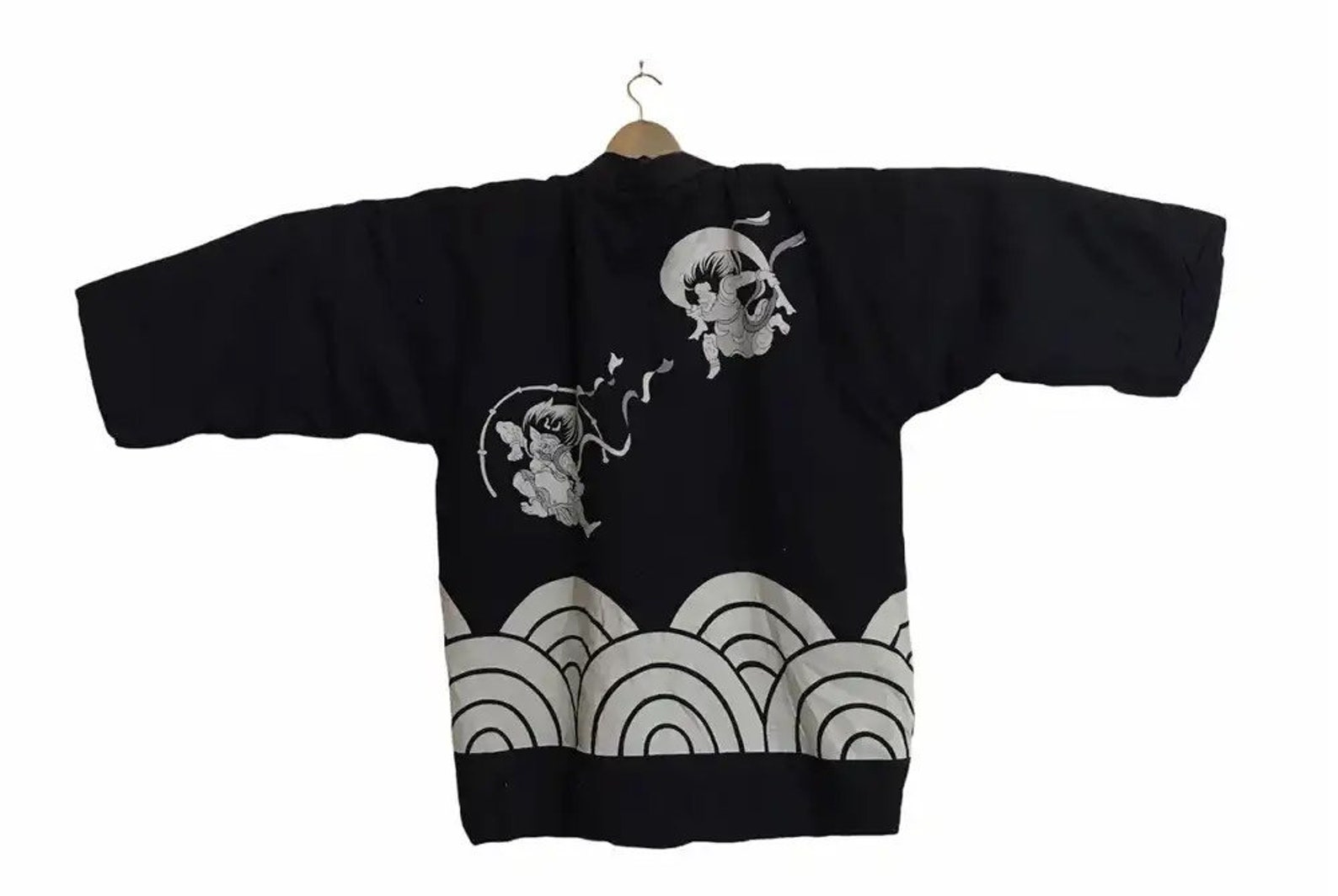 RARE Vintage Kimono Hanten Samurai Souvenir Japanese Traditional ...