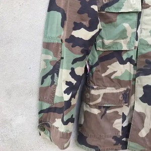RARE Vintage 90s OG Military Jacket With Slogan No War Bandana - Etsy