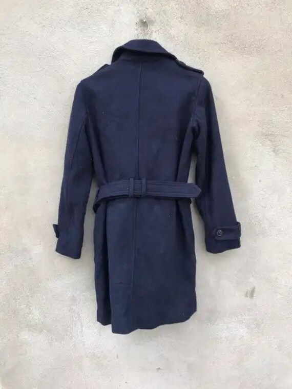 Vintage GAP Women Wool Trench Jacket - Gem