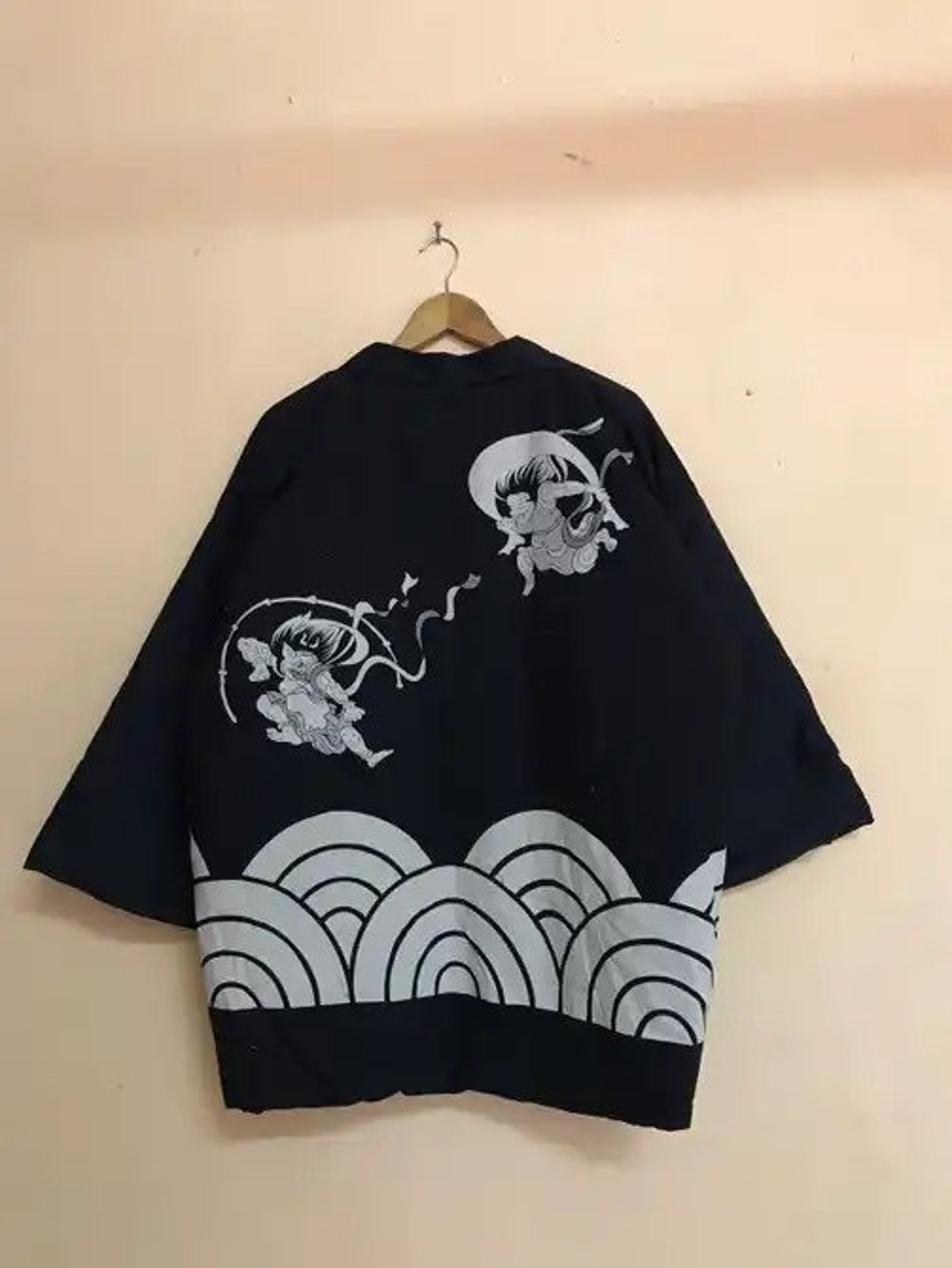 RARE Vintage Kimono Hanten Samurai Souvenir Japanese Traditional ...