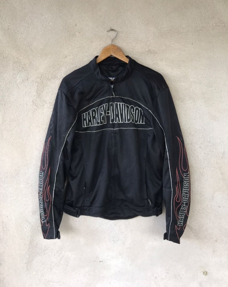 Vintage Harley Davidson Racing Jacket Biker - Etsy