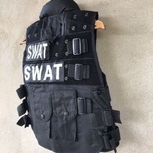 SWAT Tactical Multi Pocket Parachute Vest Jacket - Etsy