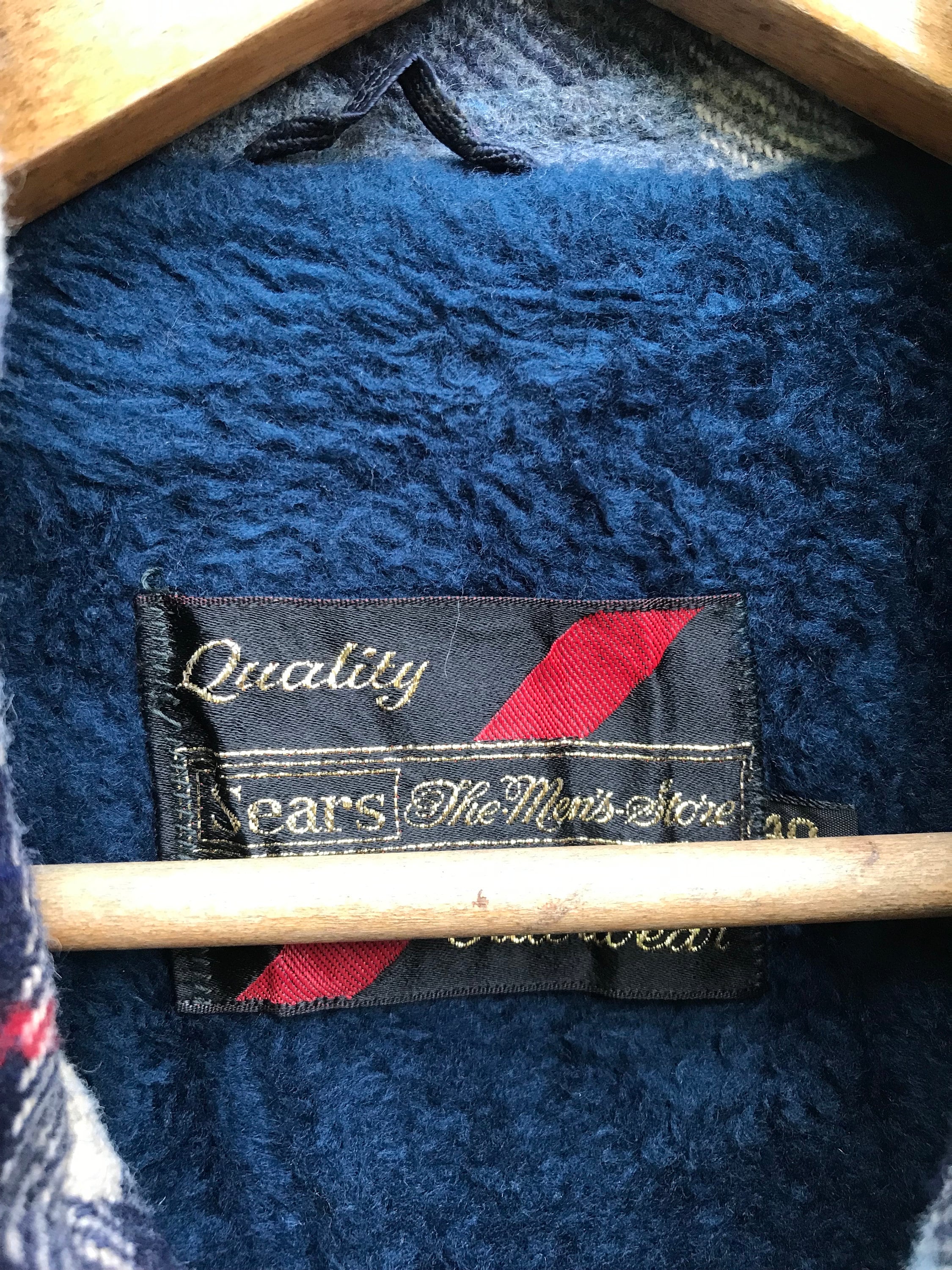 RARE Vintage 70s Sears Worker Wool Jacket - Etsy