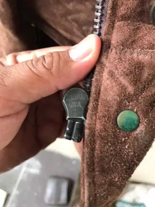 RARE Vintage 70s Military Us Army Leather Jacket Ideal Zipper - Etsy