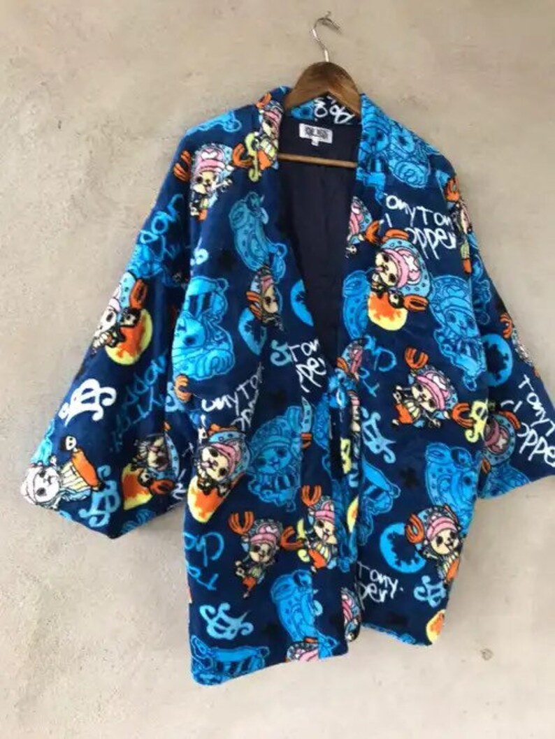 RARE Choppers Luffy One Piece Anime Japan Fur Jacket Cardigan Style - Etsy