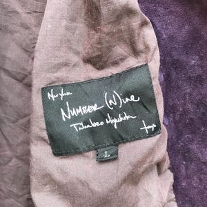 RARE Vintage Number Nine Takahiro Miyashita Satin Jacket - Etsy
