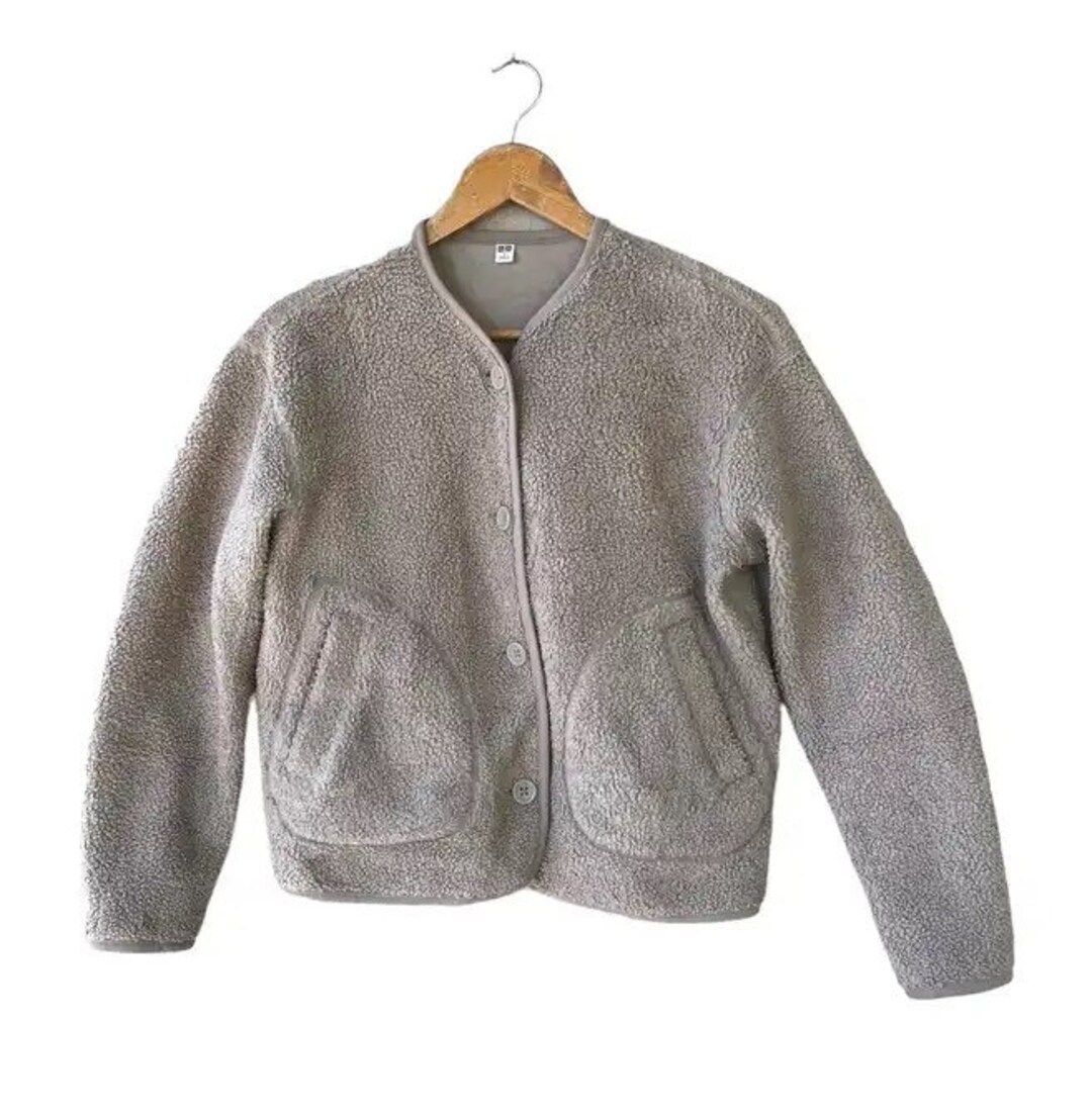 RARE Vintage Uniqlo Fur Jacket - Etsy