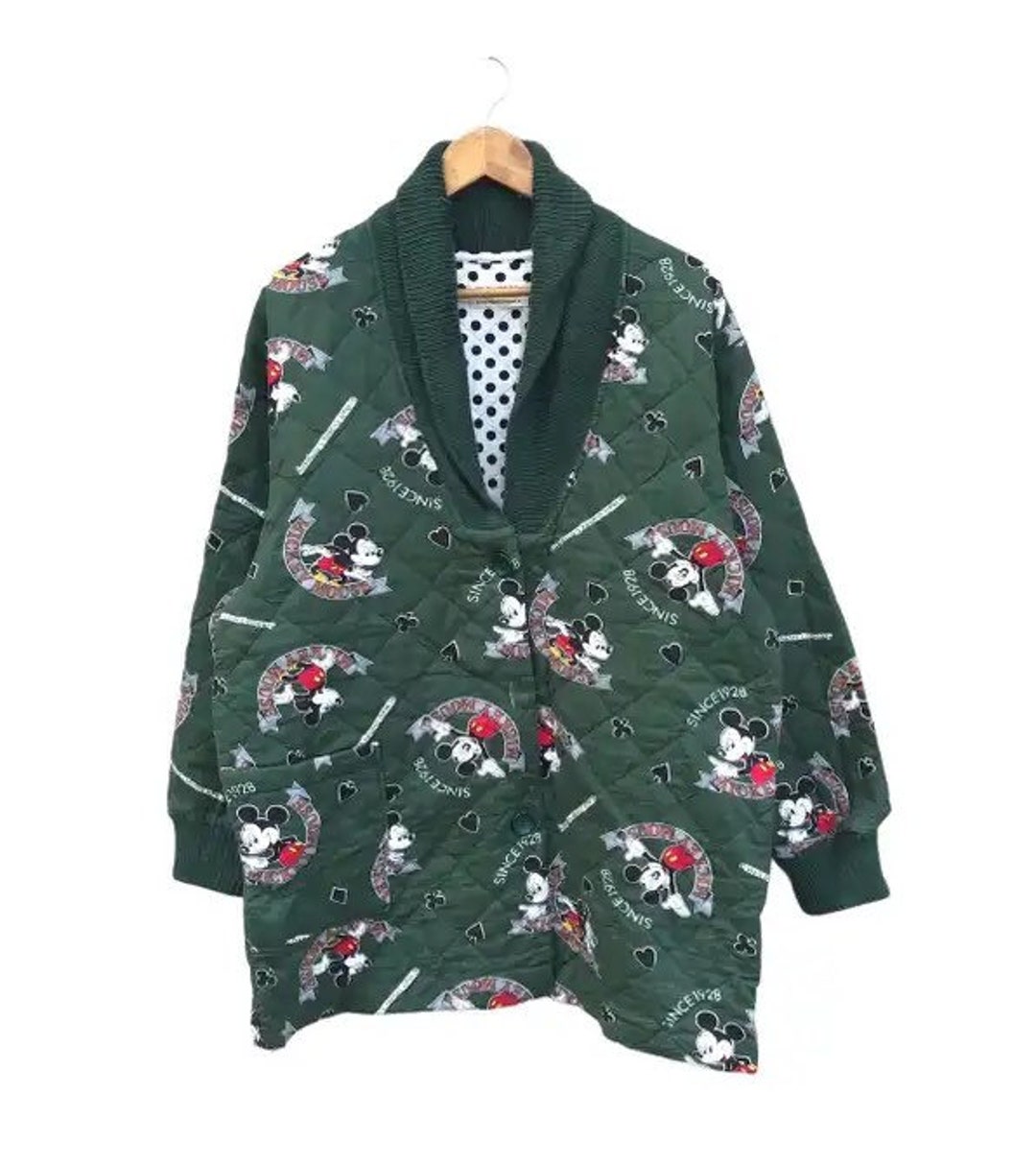 Vintage Mickey Mouse Cardigan Jacket - Etsy