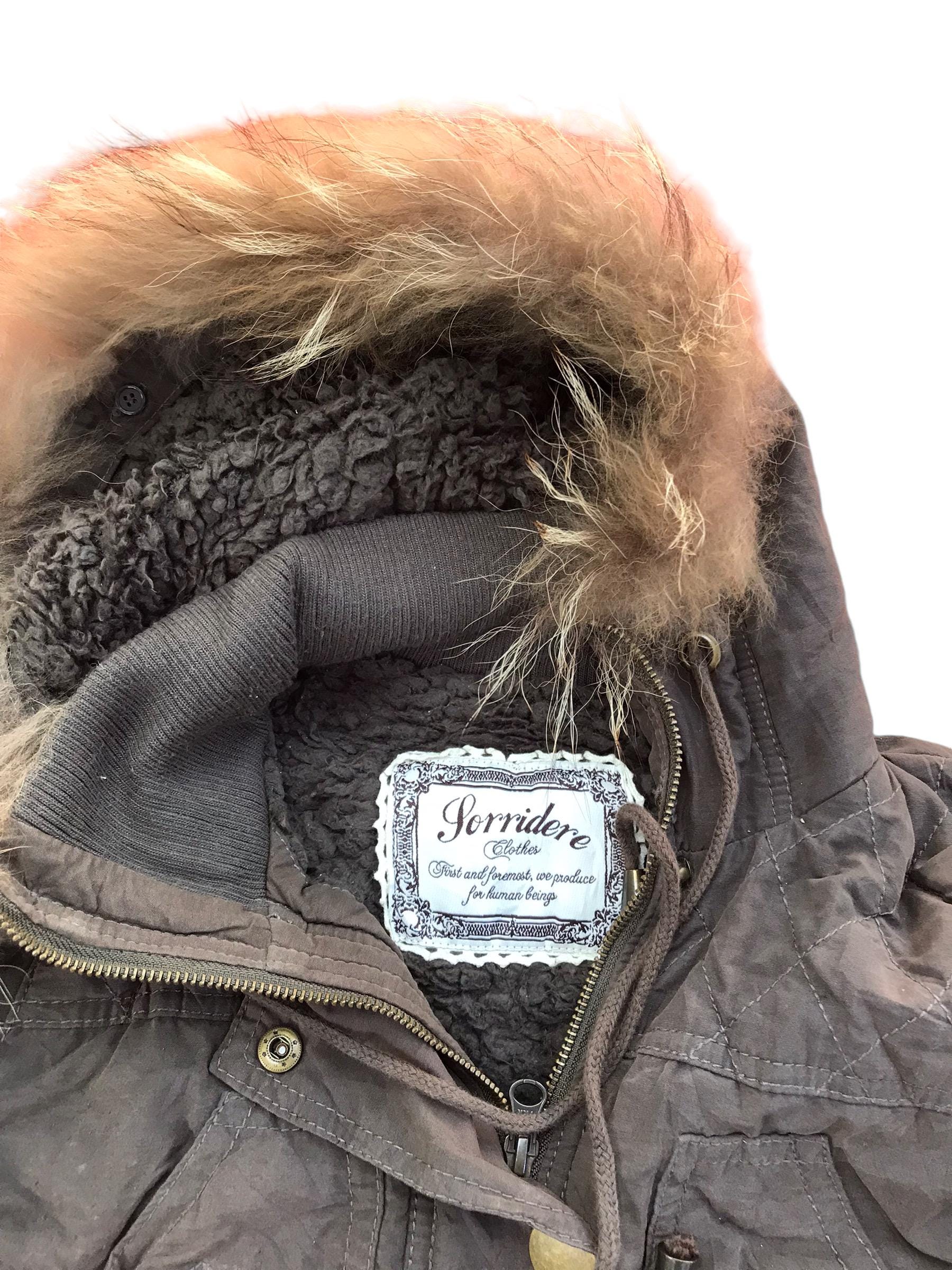 Vintage Sorridere Japanese 14th Addiction Parachute Hoodie Fur Parka ...
