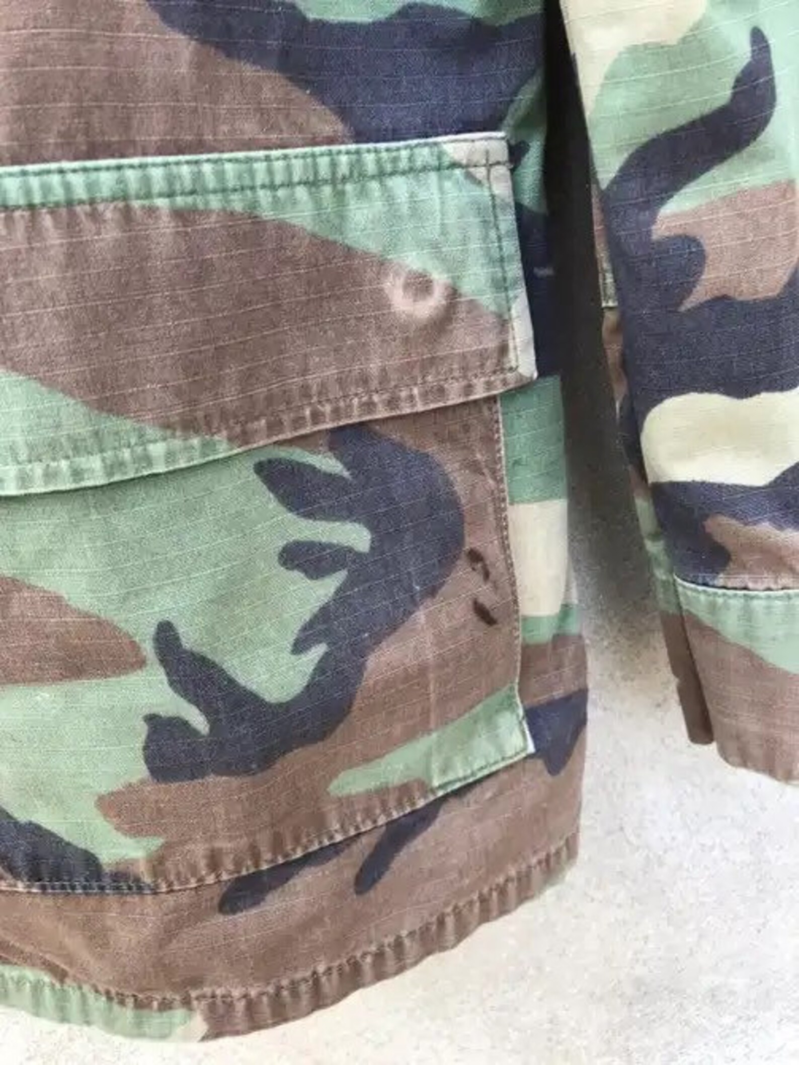 RARE Vintage 90s OG Military Jacket With Slogan No War Bandana - Etsy