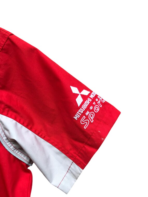 RARE Vintage Mitsubishi Ralliart Racing Team Button Up - Gem