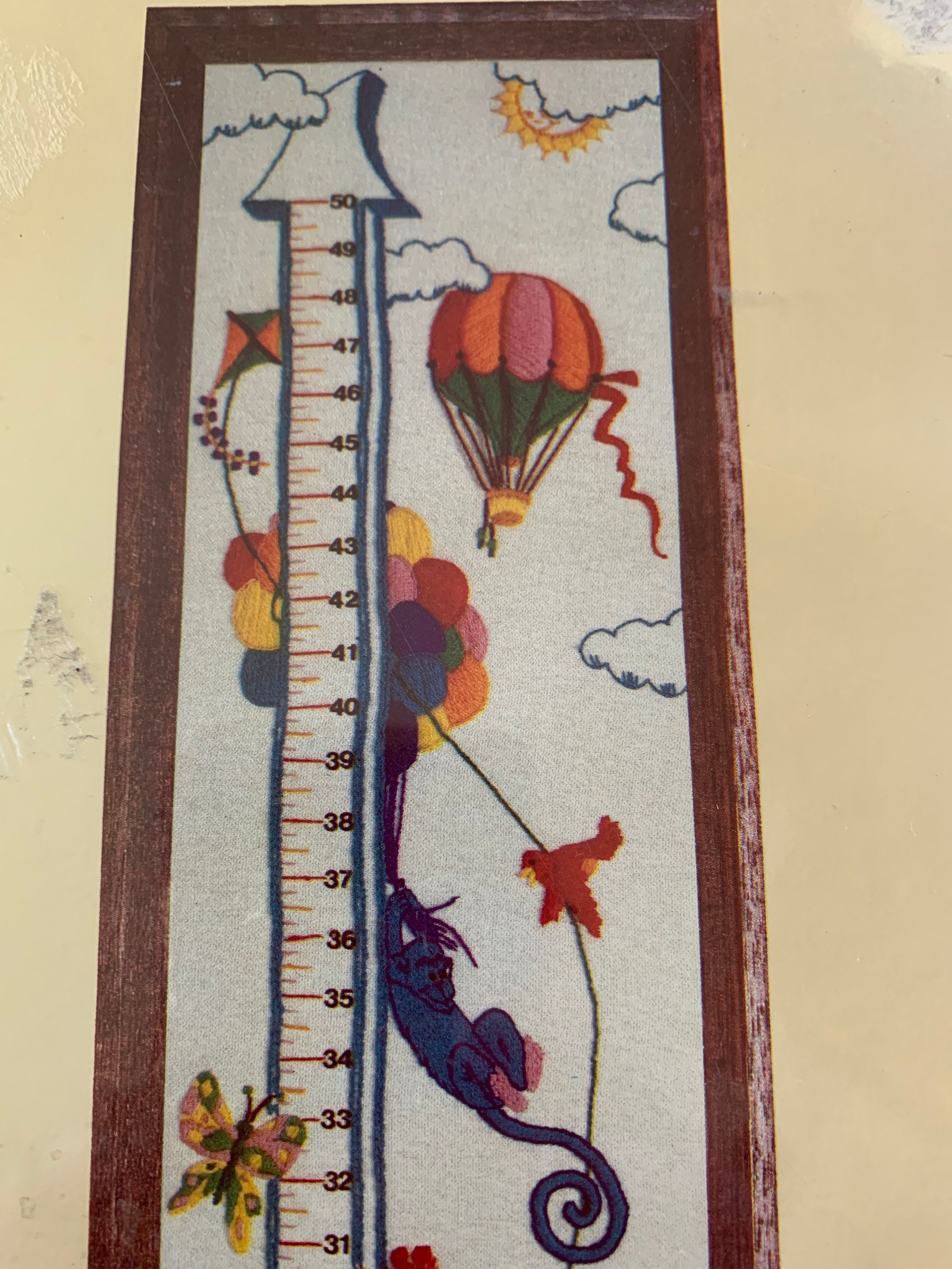 Rare Vintage Embroidery Kit by Rainbow Stitchery Growing Up - Etsy