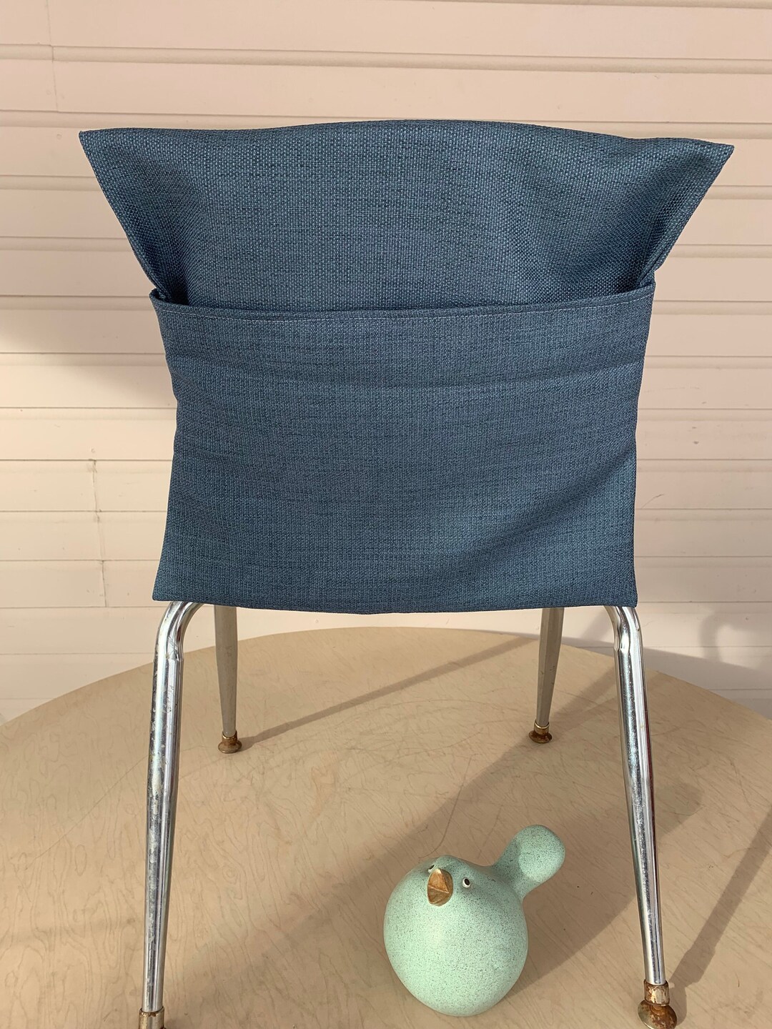 Set of 19 Calming Solid Blue Chair Pockets! Fits Chair Back Widths of ...