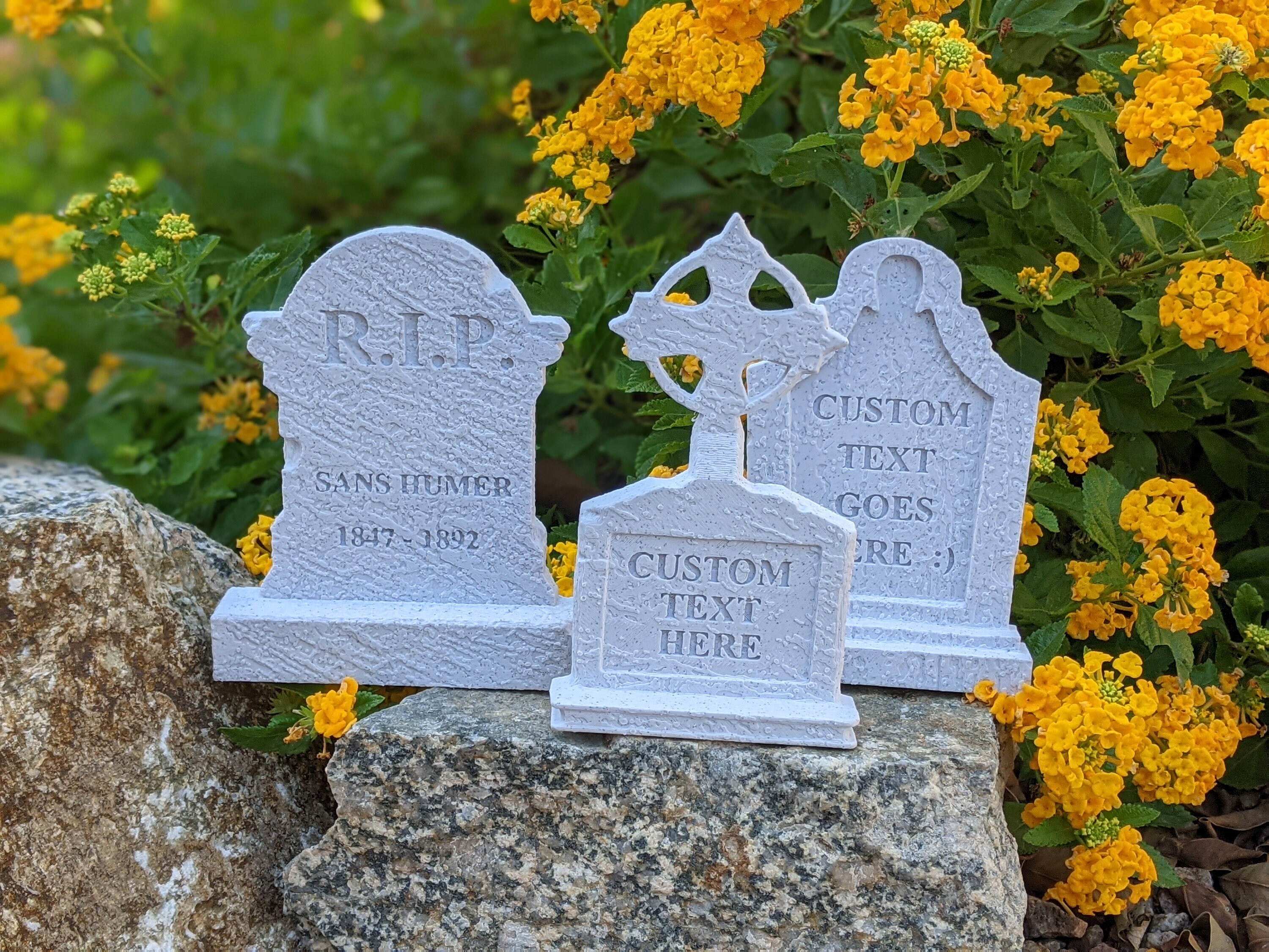 Custom Tombstone Halloween Gothic Decorative Tabletop - Etsy