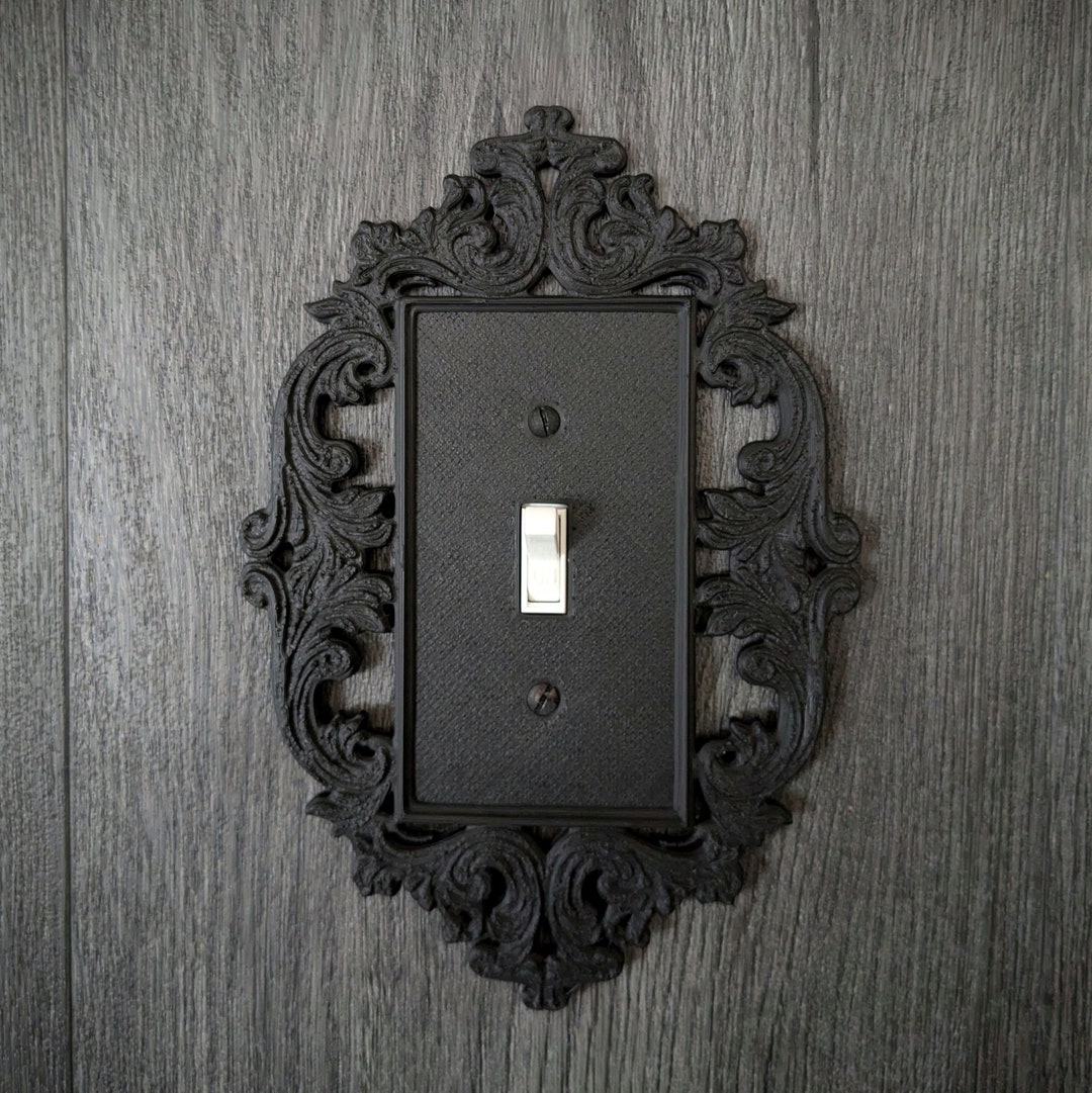 Victorian Frame Switch and Outlet Covers 1 Rocker and Toggle Switch ...